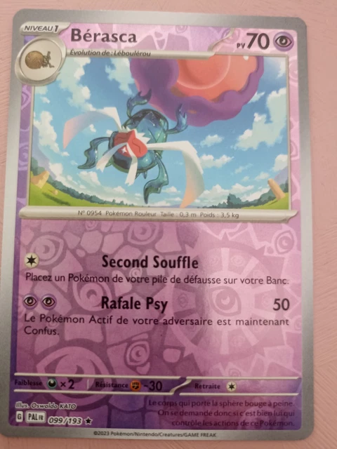 CARTE POKÉMON BÉRASCA 099/193 Holo EV2 Évolutions à Paldea VF Rare EUR ...