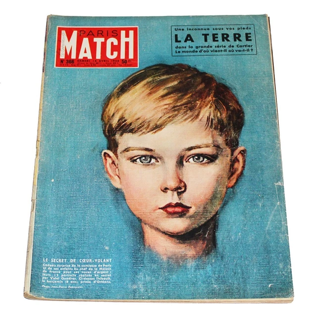 MAGAZINE / REVUE Paris Match n° 366 du 14/04/1956 La Terre Cartier EUR 5,00 - PicClick FR
