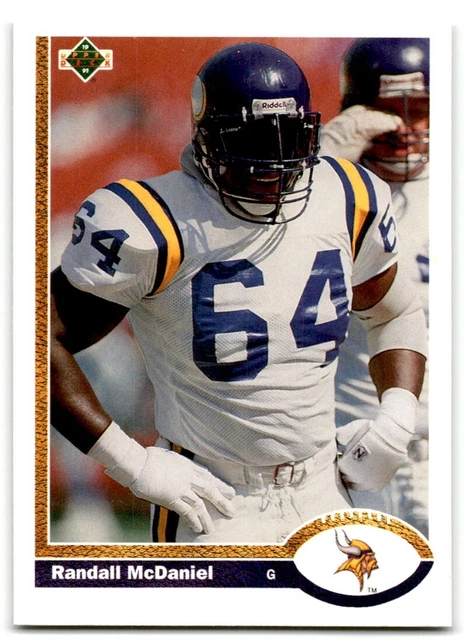 1991 UPPER DECK Randall McDaniel Minnesota Vikings #421 EUR 1,09 ...