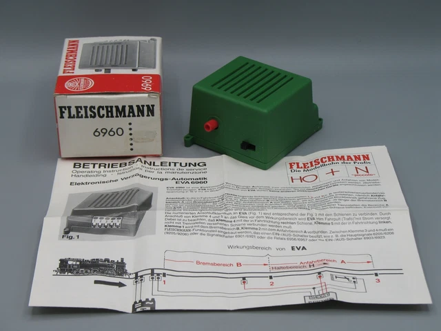 BOÎTIER DE DÉMARRAGE et arrêt progressif de train - Fleischmann 6960 ...