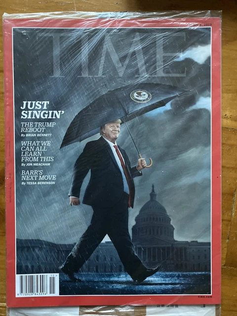 TIME MAGAZINE 2019 Donald Trump Reboot Just Singin Zelensky Ukraine B ...