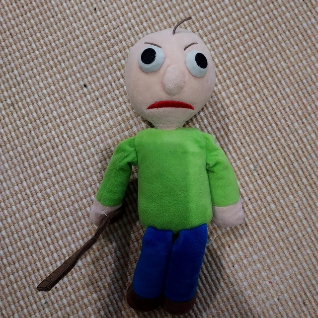 BALDI’S BASICS BALDI PLUSH Soft Toy Angry Baldi With Ruler Phatmojo ...