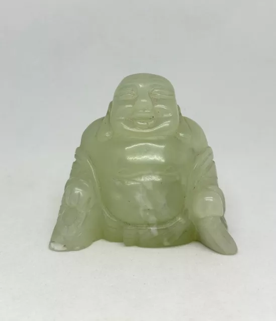 VINTAGE HAND-CARVED CHINESE Green Jade VINTAGE HAND-CARVED CHINESE Green Jade