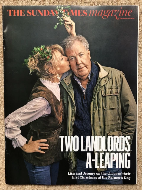 SUNDAY TIMES MAG LISA JEREMY CLARKSON COVER NEW 22nd DEC 2024 WWE ...