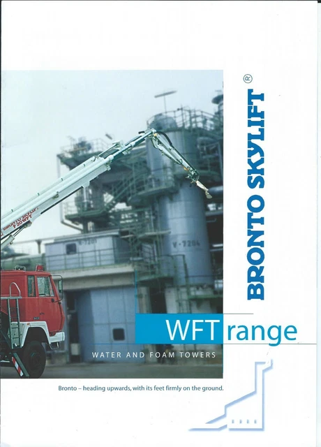 FIRE EQUIPMENT BROCHURE - Bronto Skylift - WFT range - Water Foam Tower ...