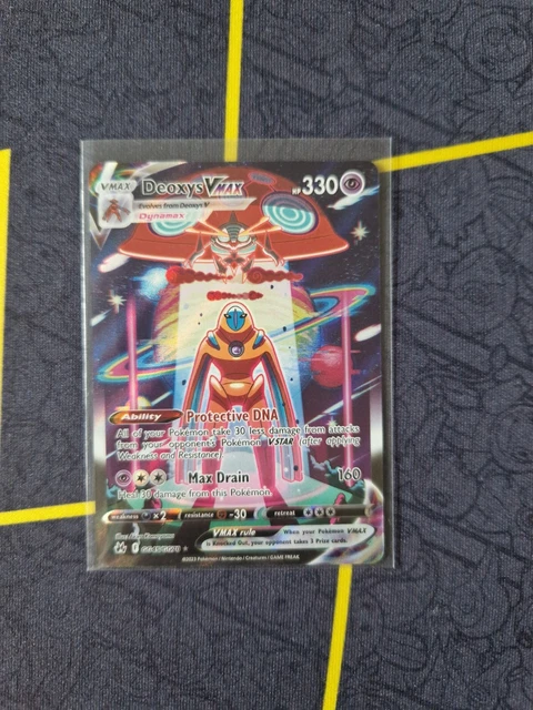POKÉMON TCG DEOXYS VMAX Crown Zenith Galarian Gallery GG45/GG70 Holo ...