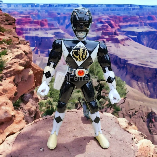 MIGHTY MORPHIN POWER Rangers - Zach Nero Ranger 20 Cm / Bandai 1993 EUR ...