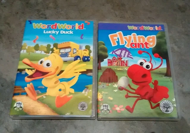 2 PBS KIDS WordWorld DVDs Lucky Duck + Flying Ant £4.73 - PicClick UK