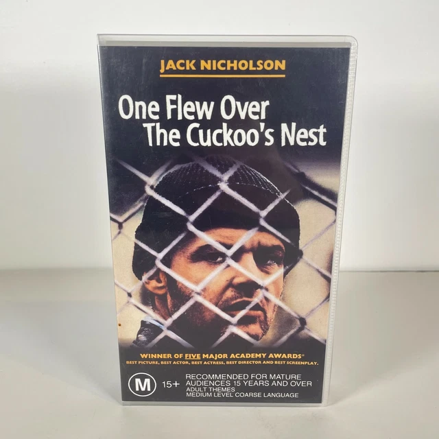 ONE FLEW OVER THE CUCKOO'S NEST 1975 - Warner VHS Issue - Jack ...