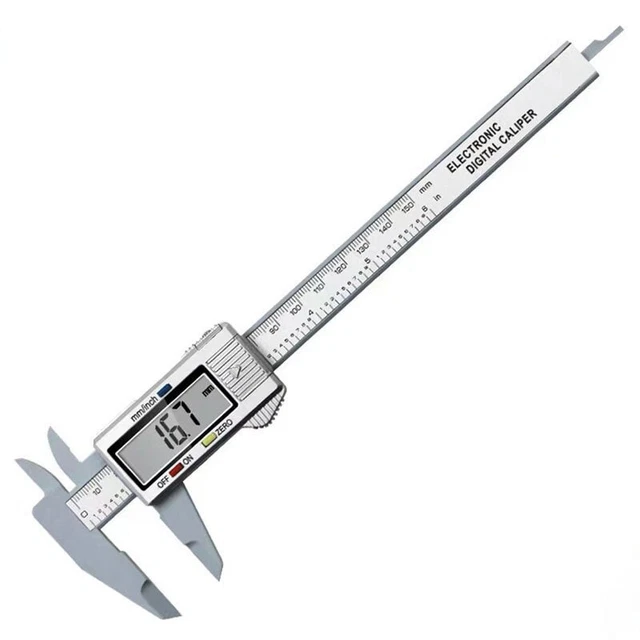 0-150MM ELECTRONIC DIGITAL Vernier Caliper Carbon Fiber Dial Vernier ...