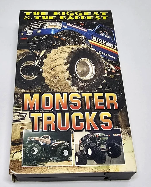THE BIGGEST & Baddest Monster Trucks VHS 1995 £7.98 - PicClick UK