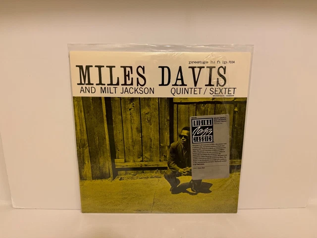MILES DAVIS AND Milt Jackson – Quintet / Sextet OJC LP shrink Prestige ...