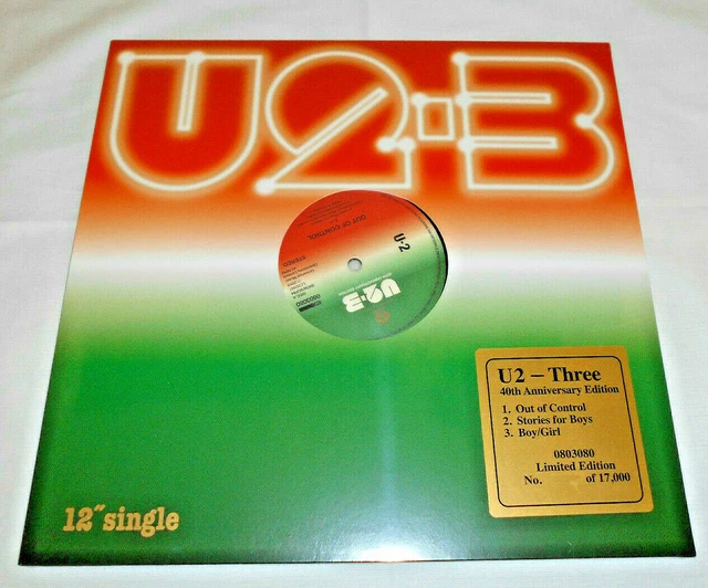 U2 'THREE' EP N#ED 12" BLACK VINYL EP REISSUE To Celebrate 40th Anniversary SS M £21.69 ...