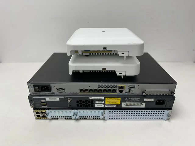 CISCO ISR4331 ROUTER, ASA5508 FIREWALL, 2960X-48 POE SWITCH + 2 x ...