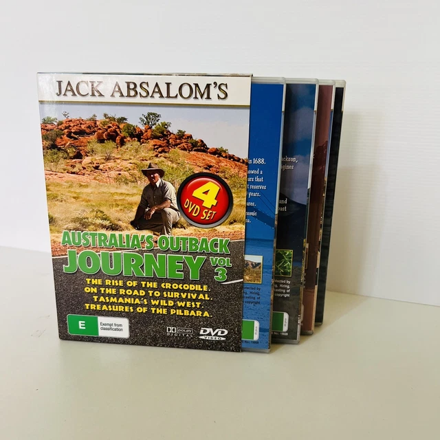 JACK ABSALOM AUSTRALIA Outback Journey Box Set Of Four DVD Absalom's ...