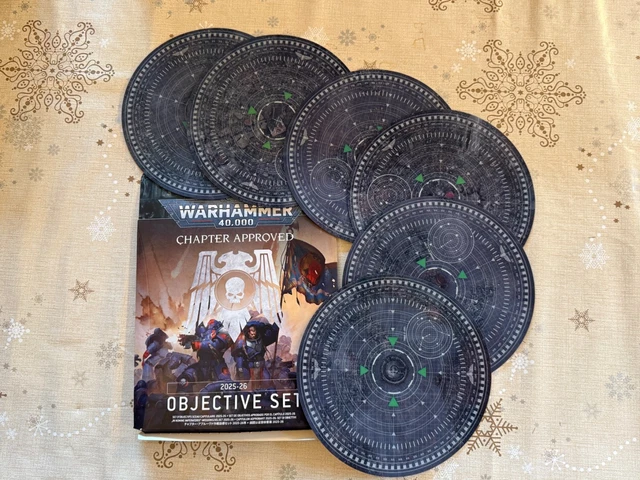 WARHAMMER 40,000 CHAPTER Approved 2025-26: Objectives Set - Unused ...