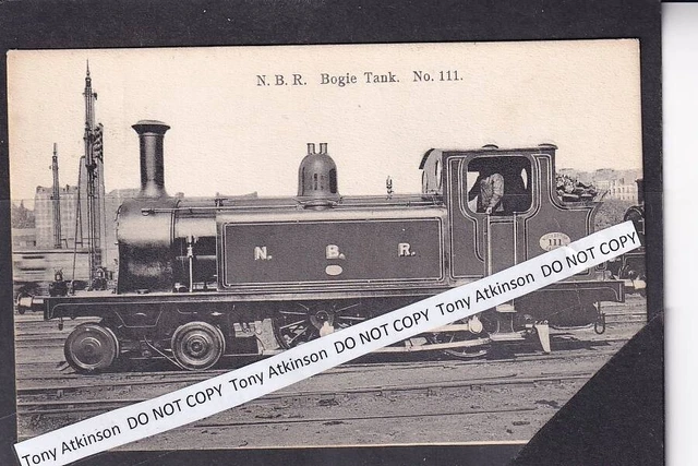 NORTH BRITISH RAILWAY - Bogie Tank No. 111 - Vintage Post Card - # ...