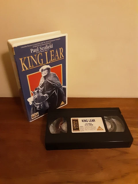 WILLIAM SHAKESPEARE'S KING Lear - VHS / Video Tape - Paul Scofield ...