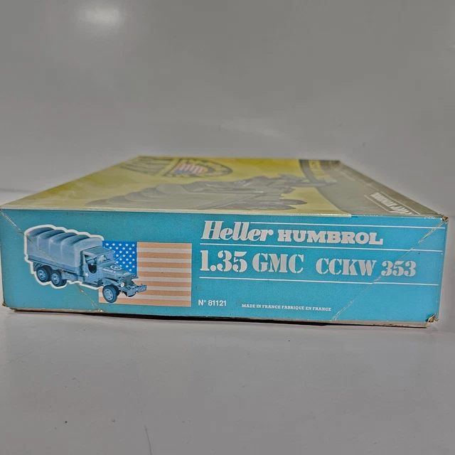 HELLER GMC CCKW 353 Cargo Truck Model Kit 1/35 81121 US Army Military ...