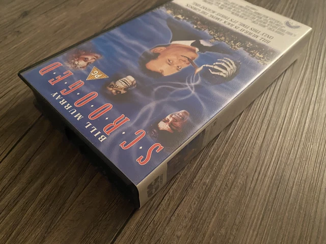 SCROOGED (VHS VIDEO Tape) Bill Murray CLASSIC 80s CHRISTMAS MOVIE RETRO ...