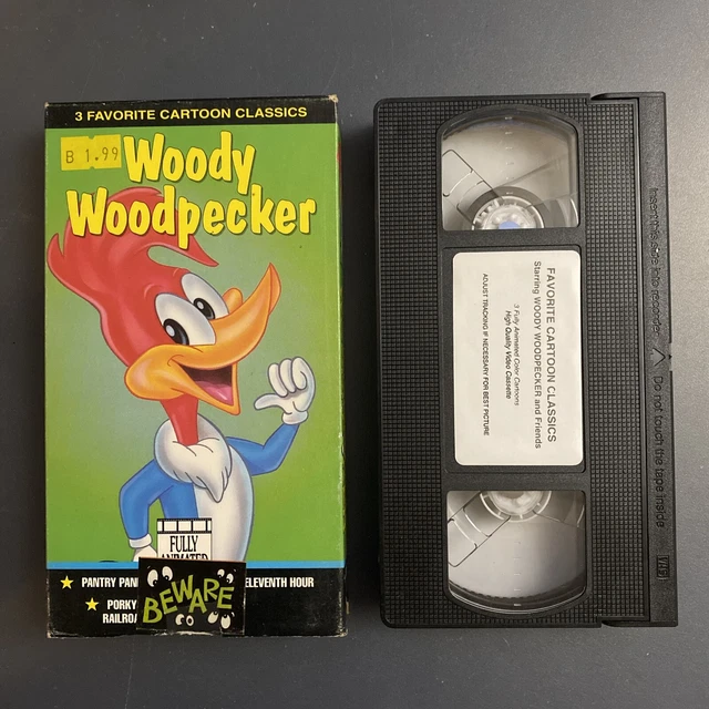 VINTAGE CARTOON CLASSICS VHS Woody Woodpecker Tape £8.33 - PicClick UK