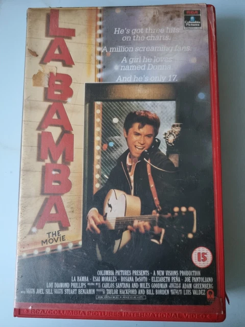 LA BAMBA EX Rental Vhs Good Condition Big Box Lou Diamond Phillips £2. ...