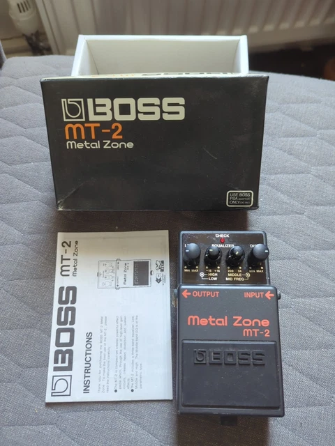 BOSS MT-2 METAL Zone Guitar Pedal With Original Box And Instructions £ ...