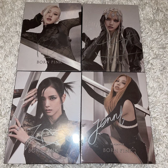 BLACKPINK BORN PINK Signed Cover Digipack Full Set 4 Lisa Jennie Jisoo Rose Rare £843.84 ...