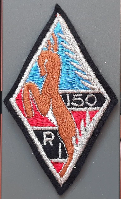 150° RI INFANTRY Regiment 1980s Badge Fabric Patch Patch Badge ORIGINAL ...