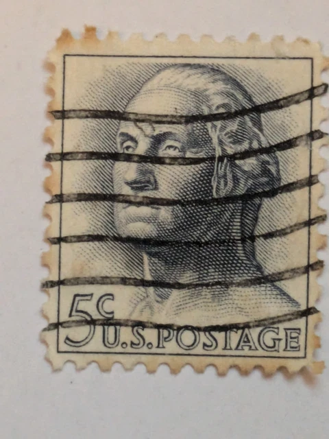 RARE GEORGE WASHINGTON 5 Cent USA Postage stamp 1962 £125.48 - PicClick UK