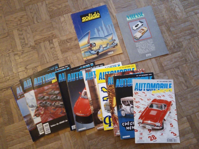 LOT MAGAZINE AUTOMOBILE miniature catalogue solido et vitesse EUR 19,00 ...