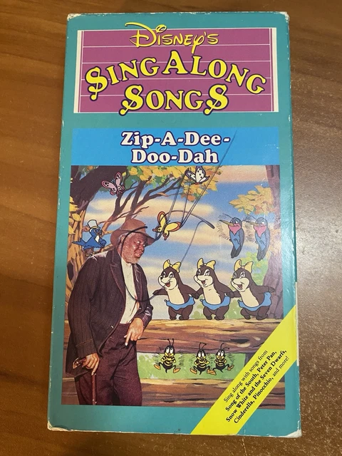 DISNEYS SING ALONG Songs - Song of the South: Zip-A-Dee-Doo-Dah (VHS ...