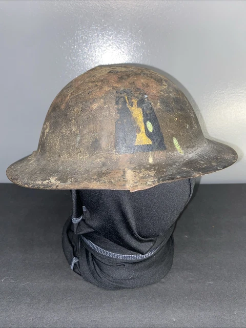ORIGINAL WW1 US Army doughboy Helmet 77th Infantry Division NO Liner £ ...