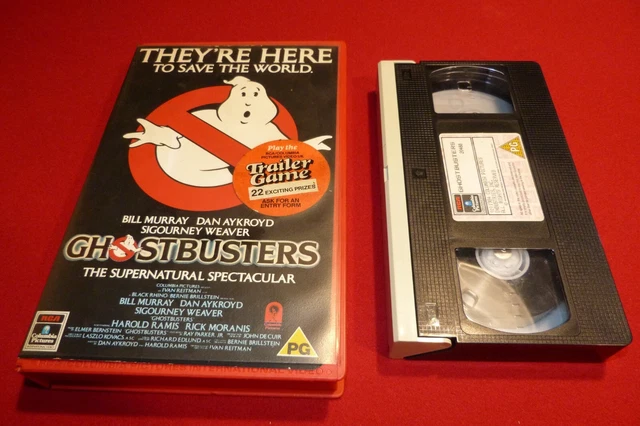 ORIGINAL GHOST BUSTERS big box VHS video release EUR 40,09 - PicClick DE