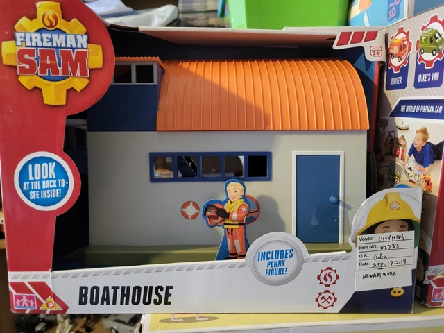 FIREMAN SAM BOATHOUSE PLAYSET - Set B £19.99 - PicClick UK