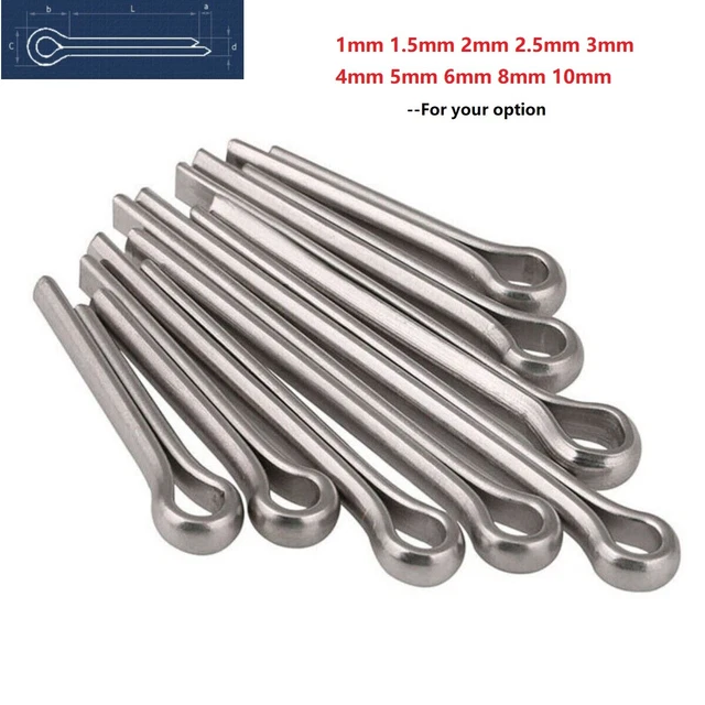 SPLIT-PINS / SPLIT Cotter Pins A2 304 Stainless Steel Multy Size 5mm ...