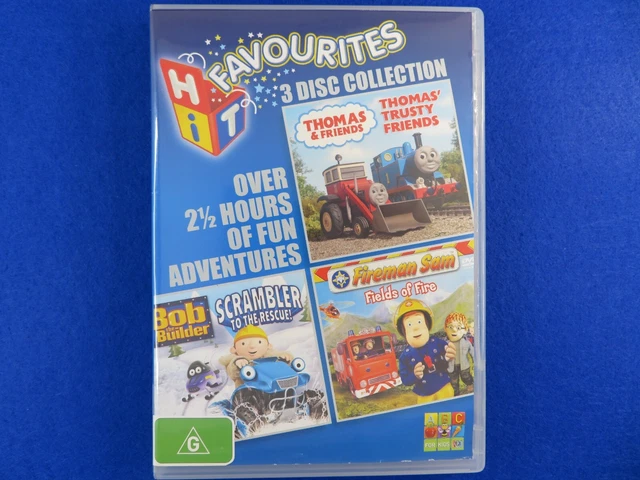 THOMAS AND FRIENDS/BOB The Builder/Fireman Sam Pack - DVD - Region 4 ...