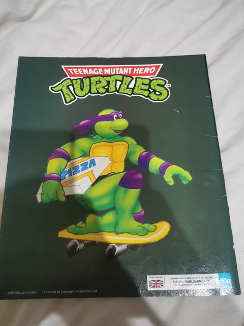 TEENAGE MUTANT HERO Turtles TMNT (Panini Sticker Album 1990) with ...