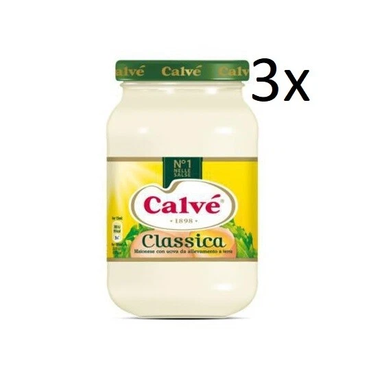 3X CALVE CALVÈ Klassik Mayonnaise mayo classic Fritessoße Soße Sauce ...