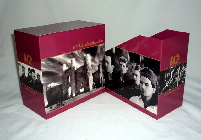 U2 : THE Unforgettable fire empty promo box for Japan mini lp,Jewelcase ...