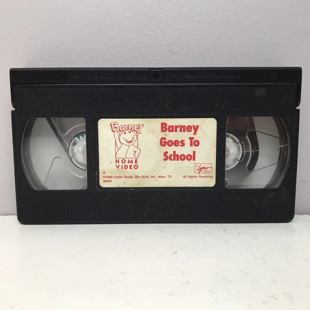 BARNEY & FRIENDS Goes To School VHS Video Tape Only BUY 2 GET 1 FREE! PBS Kids £7.13 - PicClick UK