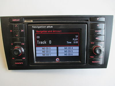AUDI A6 4B RS6 Navigation Plus RNS-E Navi Radio 2DIN + Code 4B0035192P ...
