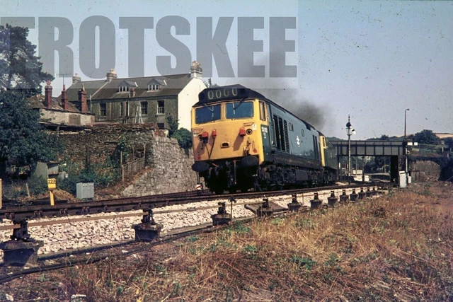 35MM SLIDE BR British Railways Diesel Loco Class 50 50012 Totnes 1976 ...