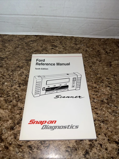 FORD REFERENCE MANUAL Scanner Snap On Diagnostics 10th Edition Tenth ...
