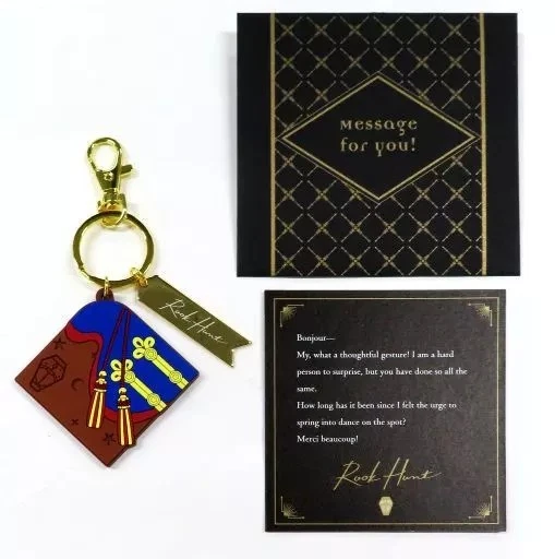 DISNEY TWISTED WONDERLAND Luke Hunt Rubber Charm Message Card Set £51. ...