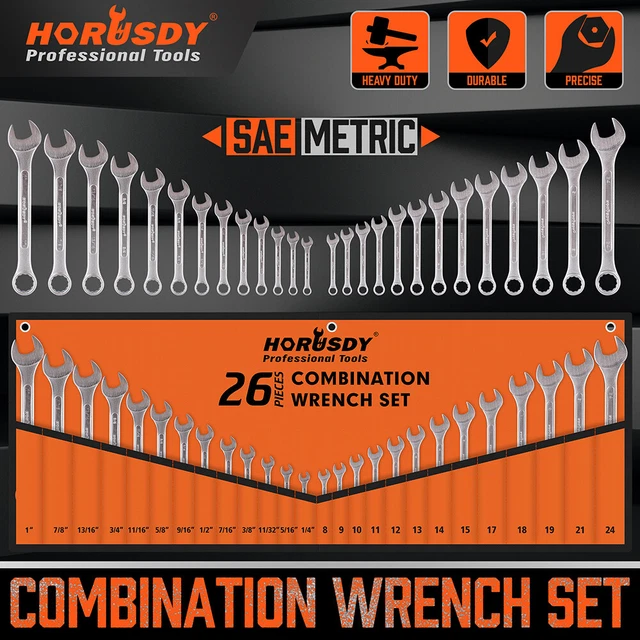 26pc-duo-metric-sae-combination-spanner-set-gear-wrench-standard-head