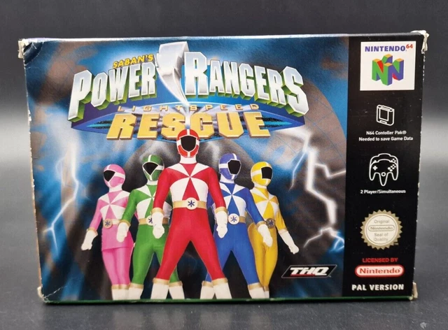 SABAN'S POWER RANGERS Lightspeed Rescue - Nintendo 64 N64 - Complet ...