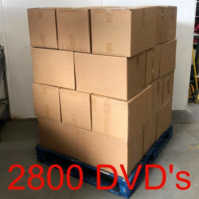 JOB LOT PALLET of DVD's wholesale bundle joblot carboot market mixed ...