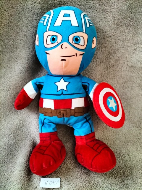 PELUCHE N°V041 : Super héros Captain America Marvel 34cm EUR 14,00 ...