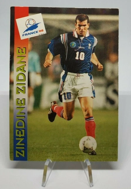 CARTE COUPE DU Monde 1998 Zinedine Zidane Panini France EUR 51,94 ...